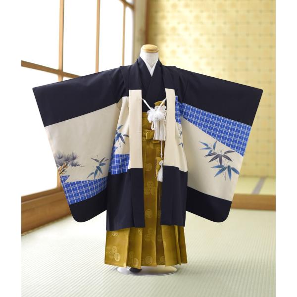 【商品番号：m753-51146】【商品名：黒カブトに矢羽根】【七五三5才男の子】★適正サイズ：身長:105cm〜117cm-----------------------------------------------ご注文前に下記【予約状...