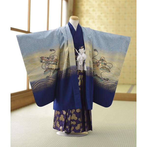 【商品番号：m753-5118】【商品名：ブルーふぶきかぶと】【七五三5才男の子】★適正サイズ：身長:107cm〜120cm-----------------------------------------------ご注文前に下記【予約状...