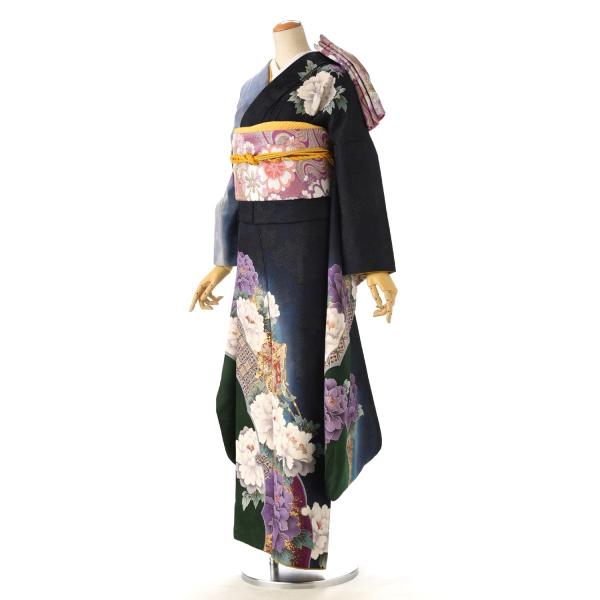 【商品番号：mfh039】※この着物は、裏地が背中と両袖には無く腰から裾までは有る商品です。※ご着用おすすめ時期：5月〜9月※対応身長:160cm〜172cm位　洋服サイズ:7〜13号位まで-------------------------...