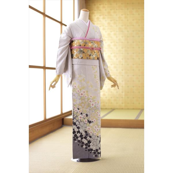 【商品番号：mh1078】【商品名：特選グレーおぼろ三色桜】※対応身長:162cm〜169cm位　洋服サイズ:7〜13号位まで-----------------------------------------------ご注文前に下記【予約...