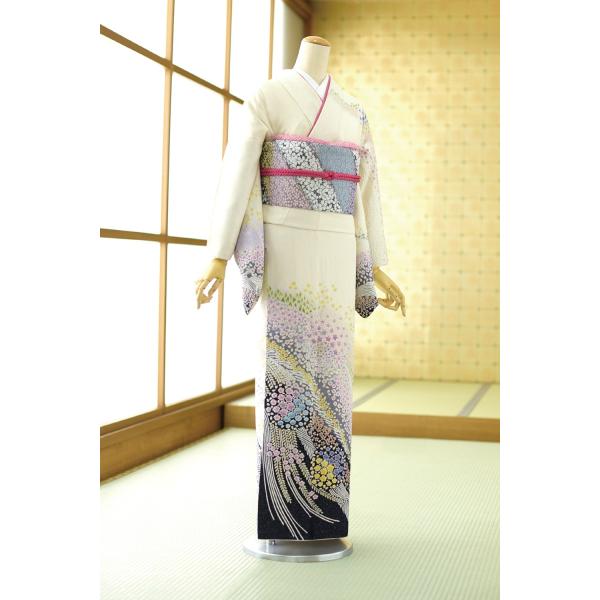 【商品番号：mh1124】【商品名：特選清白おぼろ小花流れ】※対応身長:160cm〜174cm位　洋服サイズ:7〜13号位まで-----------------------------------------------ご注文前に下記【予約...