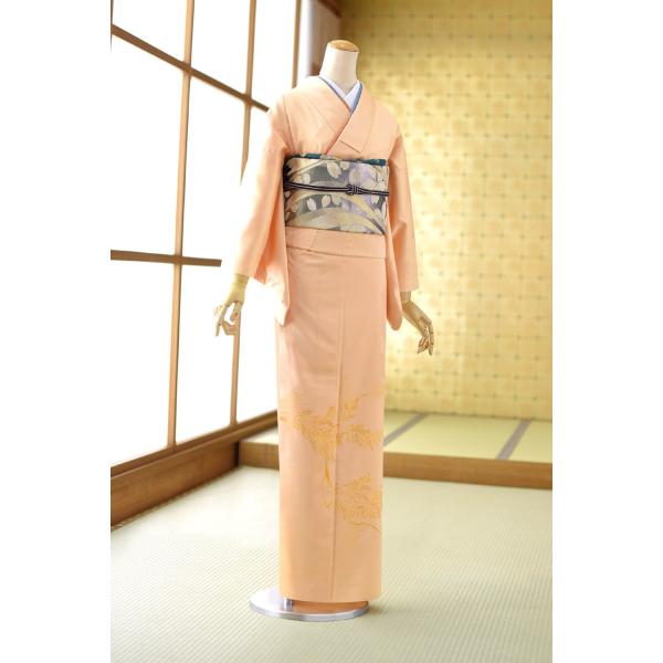 【商品番号：mh1133】※この着物は、背中・両袖・腰から裾まですべて裏地が無い商品です。※ご着用おすすめ時期：5月〜9月※対応身長:155cm〜165cm位　洋服サイズ:7〜11号位まで--------------------------...