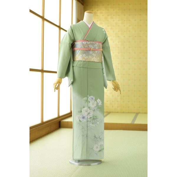 【商品番号：mh1337】※この着物は、背中・両袖・腰から裾まですべて裏地が無い商品です。※ご着用おすすめ時期：5月〜9月※対応身長:154cm〜166cm位　洋服サイズ:7〜13号位まで--------------------------...