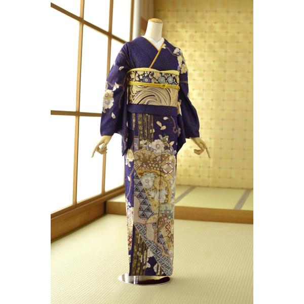 【商品番号：mh1427】【商品名：紺手しぼり大雪輪】※対応身長:158cm〜173cm位　洋服サイズ:9〜15号位まで-----------------------------------------------ご注文前に下記【予約状況】...