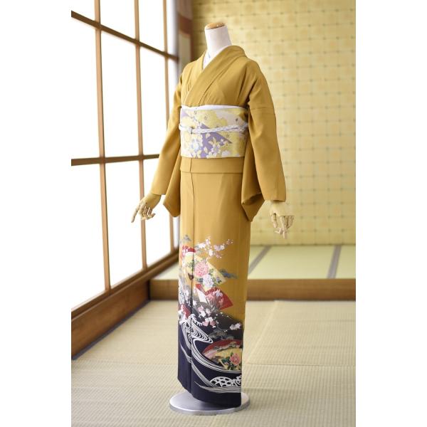 【商品番号：mit1050】【商品名：黄土色字紙】※対応身長:159cm〜171cm位　洋服サイズ:7〜13号位まで-----------------------------------------------ご注文前に下記【予約状況】を必...