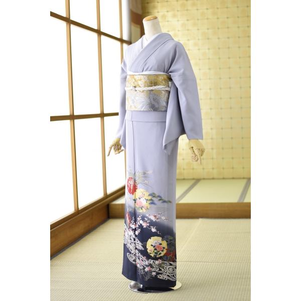 【商品番号：mit1051】【商品名：銀ねず雪輪】※対応身長:160cm〜172cm位　洋服サイズ:7〜13号位まで-----------------------------------------------ご注文前に下記【予約状況】を必...