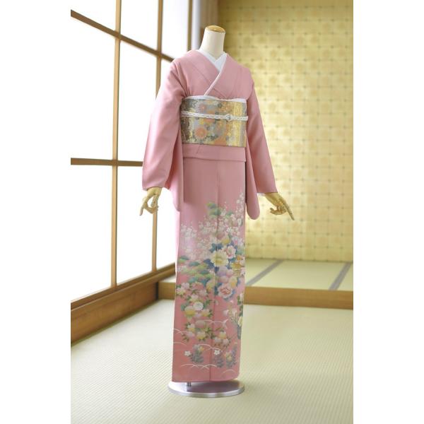 【商品番号：mit1075】【商品名：サモンピンク四季の館(L)】※対応身長:154cm〜169cm位　洋服サイズ:7〜13号位まで-----------------------------------------------ご注文前に下記...