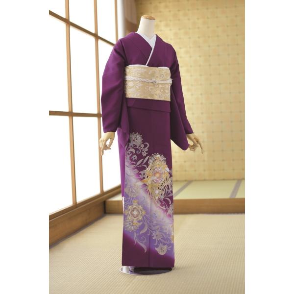 【商品番号：mit2067】【商品名：京紫 金彩更紗鳳凰】※対応身長:160cm〜175cm位　洋服サイズ:7〜13号位まで-----------------------------------------------ご注文前に下記【予約状...