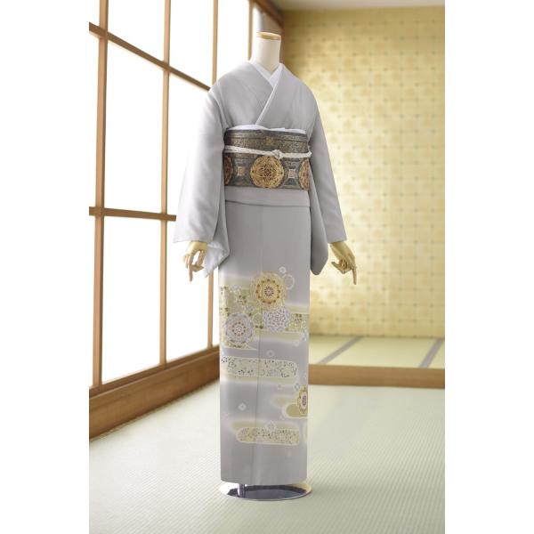 【商品番号：mit2072】【商品名：グレー霞に鏡裏文様】※対応身長:151cm〜166cm位　洋服サイズ:7〜13号位まで-----------------------------------------------ご注文前に下記【予約状...
