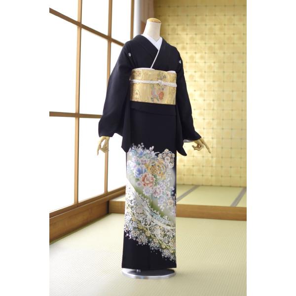 【商品番号：mth2012】【商品名：グリーンぼかし燦華(3L)(広巾)】※対応身長:155cm〜164cm位　洋服サイズ:13号〜17号位まで-----------------------------------------------ご...