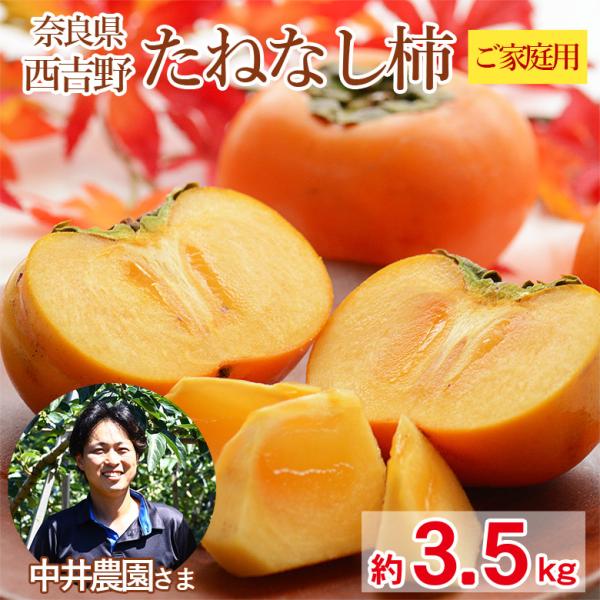 ■商品名：奈良種なし柿（刀根・平核無柿）■内容量・サイズ：約3.5ｋ■保存方法・賞味期限：常温、商品到着後早めにお召し上がりください。■生産地：奈良県■販売期間：10月初旬〜10月下旬■販売者：株式会社GIANTKILLING ■クール便：...