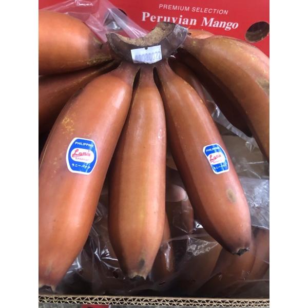 モラードバナナ　フィリピン産　1房こちらの商品は日にち指定が出来ません。週1回入荷があるかないかの品につき、基本的に発送まで少々お待ちいただきます。受注のタイミングによって、すぐ発送できることもあれば、1か月以上待っていただかくことがたまに...