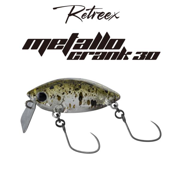 Metallo Crank 30 Type-F-R遂に始動、Retreex（リトリークス）第一弾。森田健太郎 監修。プラスチックリップでは到達できなかった「強い波動」と「反射効果」が、やる気のあるマスを最短距離で狂わせる。金属の輝きと衝撃波...