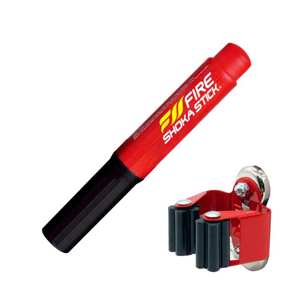 FSS50秒タイプと便利な専用ホルダー(マグネットタイプ)のセットパッケージ■FIRE SHOKA STICKの特徴・有害な残留物を残さず「汚れない消火」が可能・一般的な消火器(5kg)の5.3％の重量(265ｇ)・法定点検が要らないメンテ...