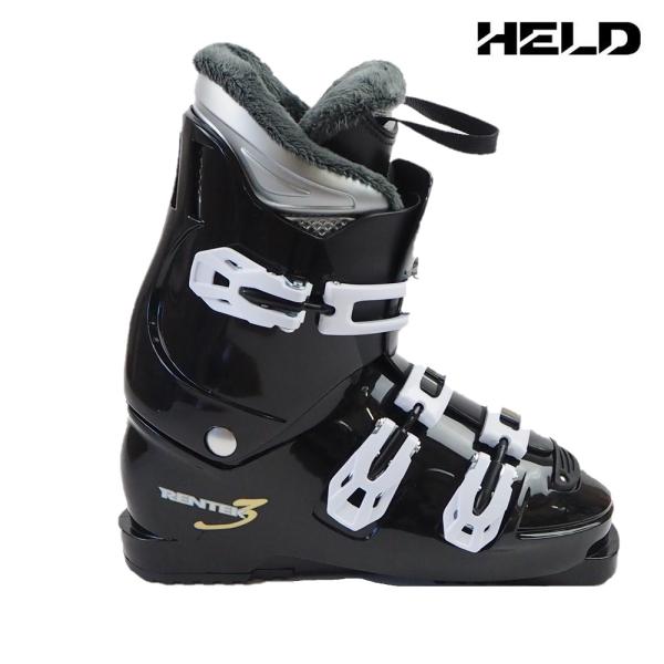 ブーツケースサービス中カラーが変更になる場合もございます。初心者用の３バックルスキーブーツ。初心者が履いても、足の脛ができるだけソフトに感じるようにまた、履きやすさを考えて、脛部分をワンバックルにしています。どなたにでも合うように、本来はレ...