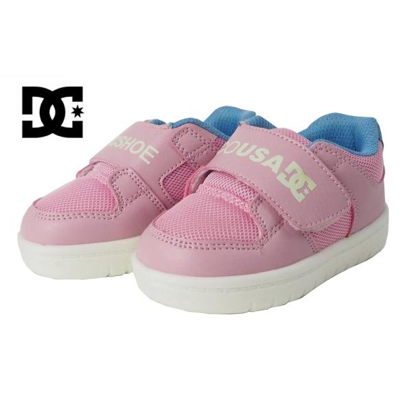 光る靴 蓄光 ベルクロ マジックテープ 運動靴 キッズ 子ども 靴 シューズDCのロゴデザインと配色カラーがコーディネートにアクセントを効かせてくれるスニーカー。軽量なEVAアウトソールを採用し、動きやすく快適な履き心地を実現。イージーな着...
