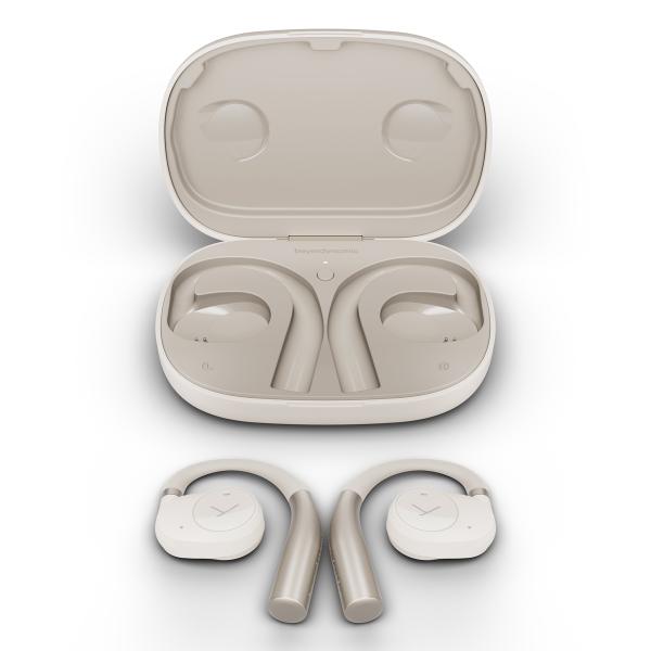 シリコンストラップとメモリーワイヤーによる快適な装着性オープン beyerdynamic サウンドcVc(TM)テクノロジーを備えた2つマイクによるクリアな音声通話最大8時間のバッテリー寿命、充電ケースで27時間、USB-C充電ポートIP5...