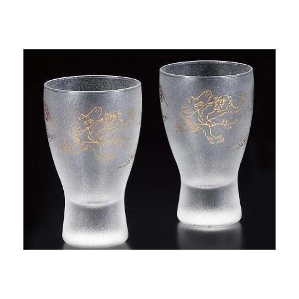 日本古来の文化や意匠を現代の技術・手法でグラスウエアに写しました。まるで氷晶の如くキラキラと煌めくグラス表面に金彩紋様が踊るモダンで涼しげな風合いの趣ある逸品です。