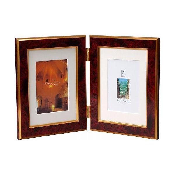 大理石調にゴールドのラインが入った華やかな写真立て。記念品・贈答品にも喜ばれるフレームです。