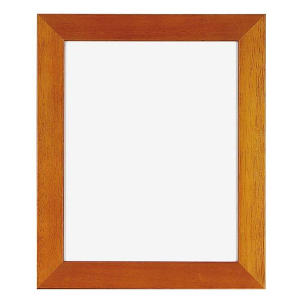 木目を残した、落ち着いた雰囲気の木製フレームです。