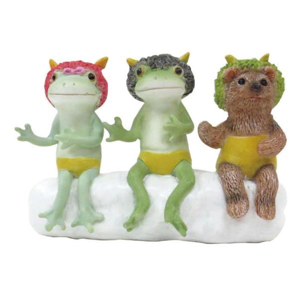 手のひらサイズのキュートなカエルのマスコット。copeau(コポー)はカエル、コポタロウのシリーズです。見た人を思わずクスリとさせる小さい世界で繰り広げられるカエルとクマの掛け合いにはまる人が続出。