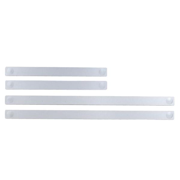 マグネット製図板、マグネットシートなどに使用するステンレスプレートのセットです。2サイズの計4枚組です。