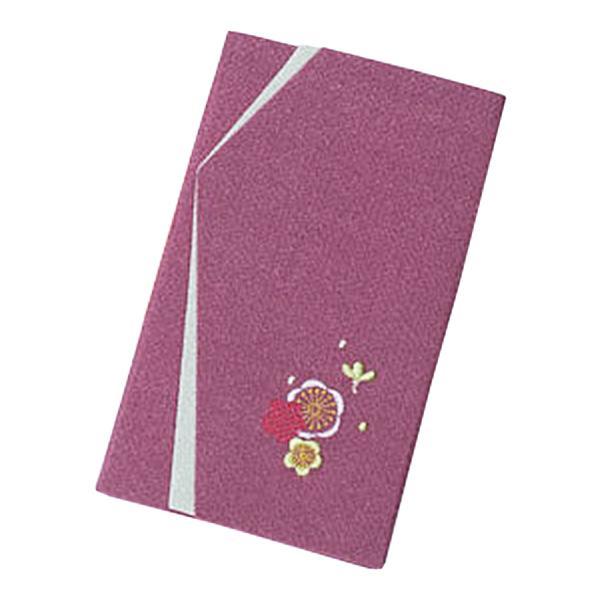 金封の出し入れが簡単にできるふくさです。ワンポイントの刺繍入り。