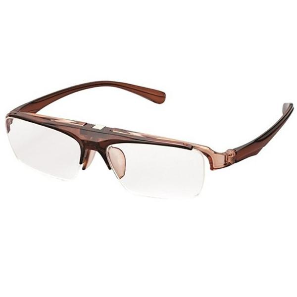 ブルーライトカット率約35%の、ハネ上げ老眼鏡です。