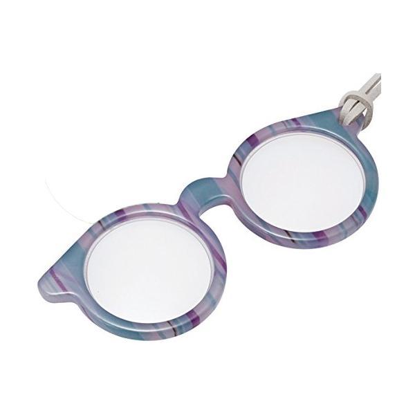 ちょっとした近くを見るときに便利な、ローネットグラス(手持ち老眼鏡)タイプのルーペです。