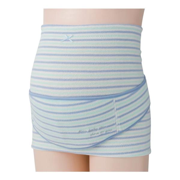 肌触りの良いふわふわのパイル素材を使用した腹巻と補助ベルトのセットです。