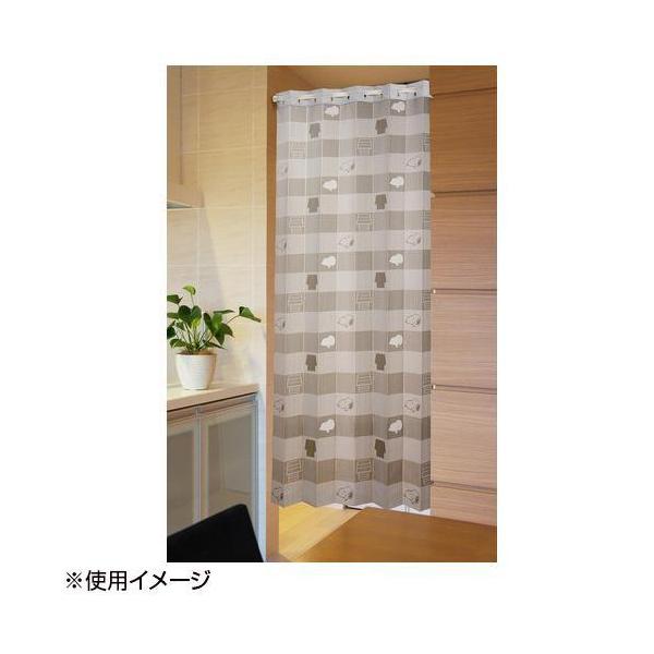 シンプルなツートンカラーのアコーディオンカーテンです。目隠し、間仕切りとしてご使用いただけます。