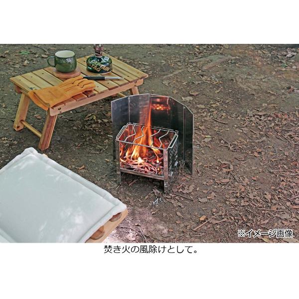 ソロキャンプの時におすすめのサイズ感です。