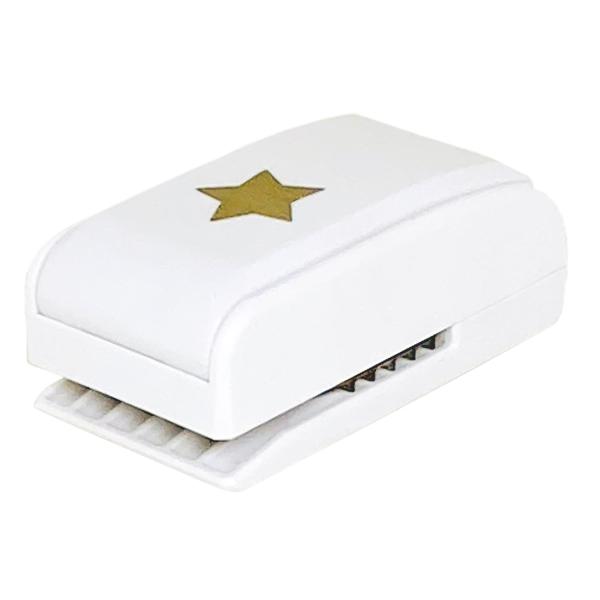 連続してパンチすることも可能です。女性やお子様など力の弱い方にもラクに抜ける構造で補助具を必要としないクラフトパンチです。軽量で取り回しやすいので片手でも簡単に抜ける。連続パンチができ、大量生産もらくらく。裏面から抜きポジションを目視できます。