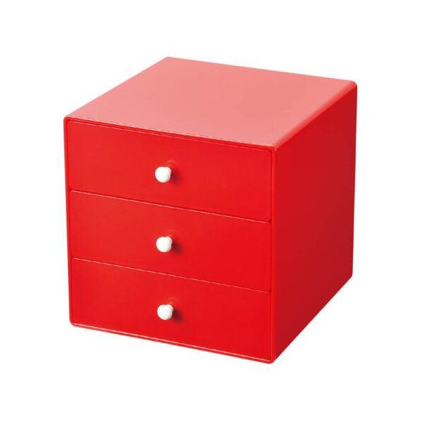 ボックス型だからどこでもすっぽり収まって並べたり重ねたりと使い方はいろいろです。アクセサリー、化粧小物、事務用品などホームボックスの軽くて小さな引き出しがとても役立ちます。