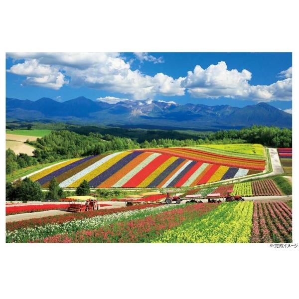 『展望花畑四季彩の丘』は北海道美瑛を象徴するエンターテイメント・ガーデン。畑一面に花が咲き誇り、トラクターバスに乗りながら美しい色彩と、いっぱいの花の香りに包まれた時間を満喫することが出来る。緩くうねりのある丘が独特の風景を形作っていて、そ...