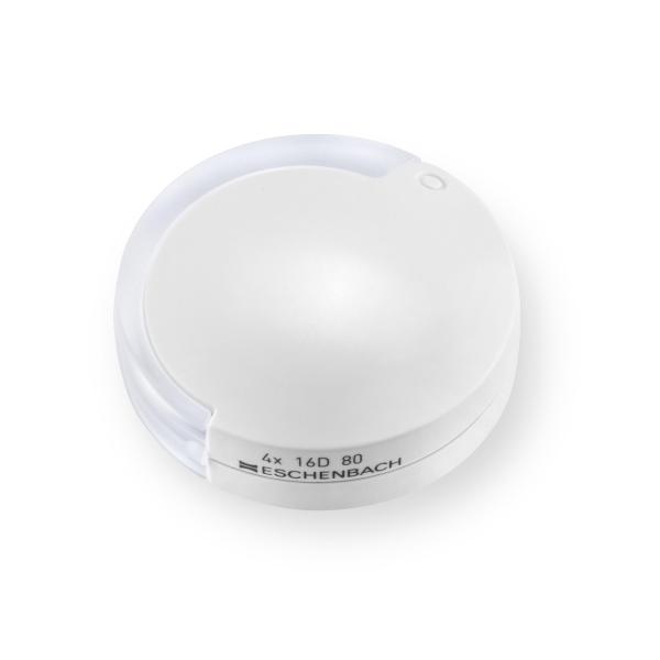 ゆがみの少ない非球面レンズ採用。本体に「目とレンズの適正距離」を表示。PXM(R)光学樹脂レンズ採用で傷が付きにくく、明るく拡大します。ケースはほこりが入りにくい気密構造。コンパクトサイズ、ひもを通して首に掛けられます。