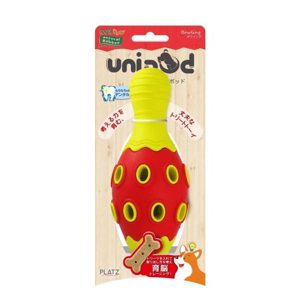 unipod(ユニポッド)はナチュラルラバーの特性を生かしたトリーツトーイ。丈夫で愛犬が大好きな噛み心地なだけでなく、遊びながらデンタルケアを行えます。接着剤を使わずに見た目も楽しめるカラフルな組み合わせを実現しました。中にフードやおやつを...