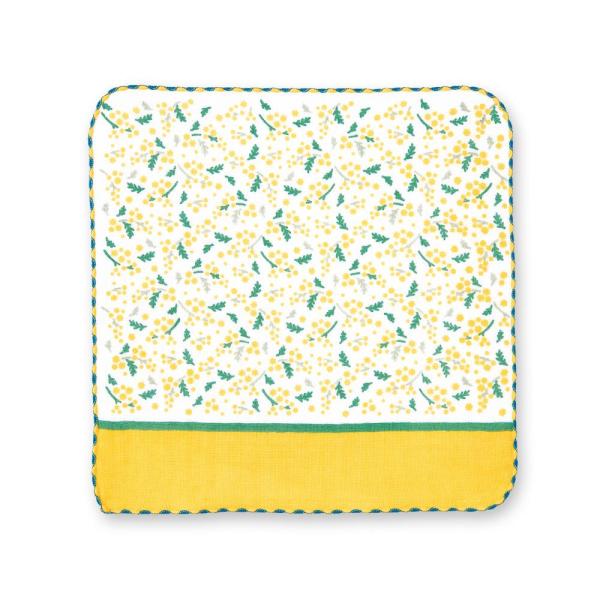 表がガーゼ、裏がパイルの吸水性の良いハンカチです。