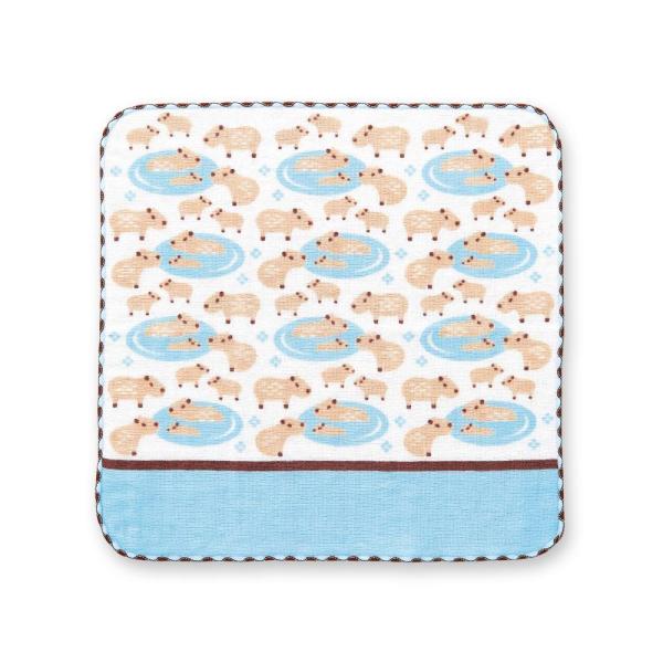 表がガーゼ、裏がパイルの吸水性の良いハンカチです。