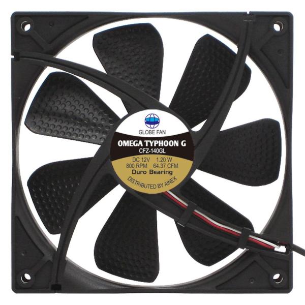 無数の窪み(ディンプル)が空気抵抗を減らし、風の剥離を抑えます。六角形(ヘキサゴン)にすることで従来の円形より性能が向上しています。羽根のエッジを丸くすることでスムーズな風の流れを作ります。付属の変換ケーブルで接続先をマザーボードから電源ユ...