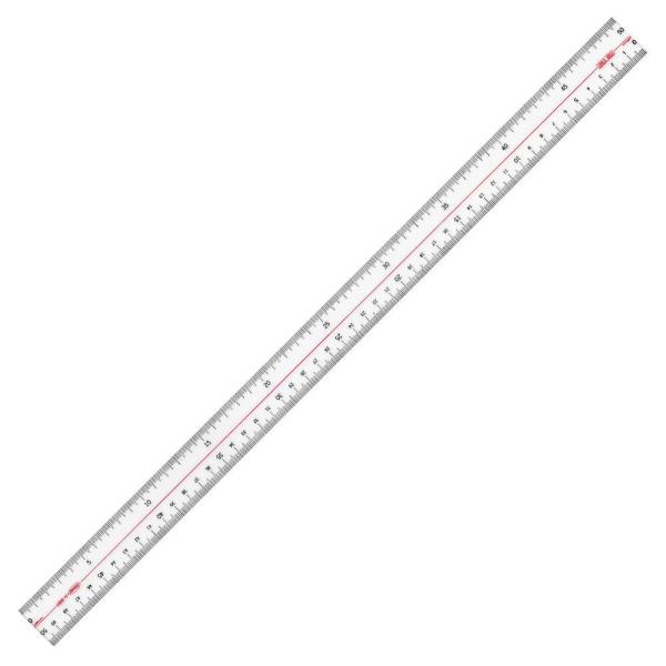 定規の端から目盛りが表示されているゼロスタート定規なので、深さや奥行きも測れます。
