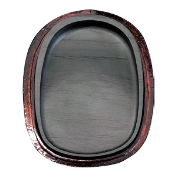 中国安徽省歙県より産出。細羅紋硯より墨の下りが良いです。