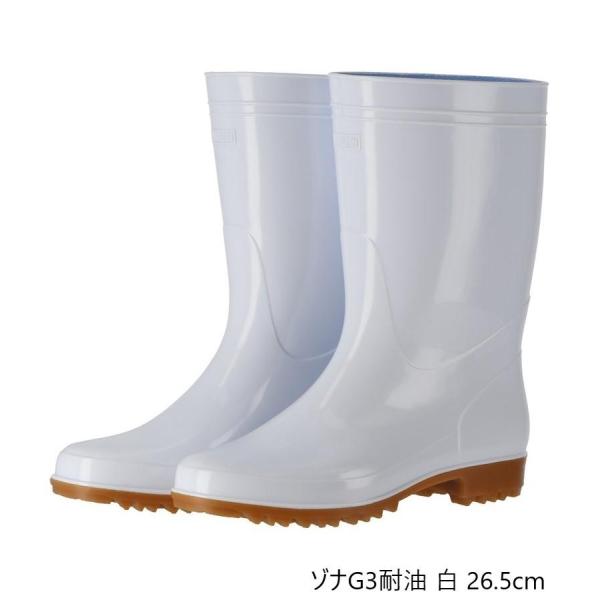 抗菌、防カビ配合で衛生的。耐油配合の長靴です。