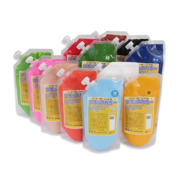 水で薄めずそのまま描ける、のびがよく、ゴワつきの少ない仕上がりです。