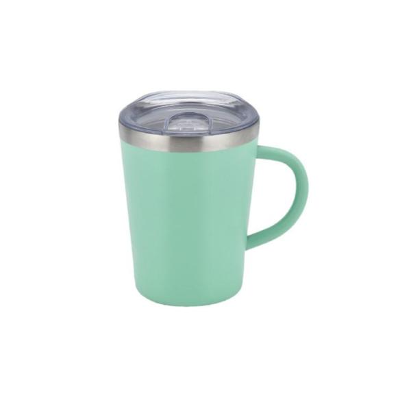 ステンレス真空二重構造で保温・保冷対応です。