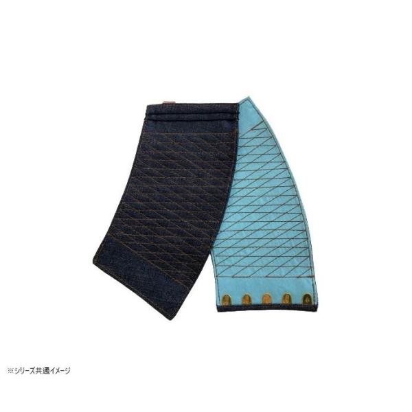 国産のクロキデニムを使用。丈夫で色落ちも楽しめます。