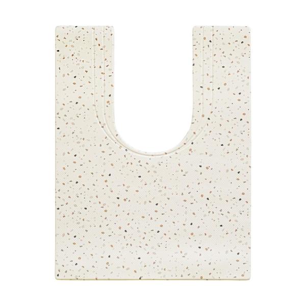 マットに付いている折り目によってスキマにぴったりフィットするので、尿ハネや汚れをしっかりガード!抗菌防臭機能付きなので毎日清潔にお使い頂けます。