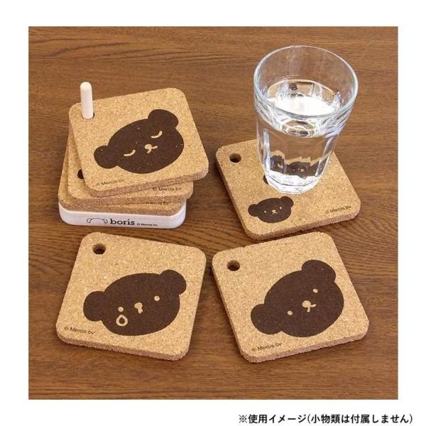 全て違う柄のコースターが6枚入っています。収納に便利な土台付♪