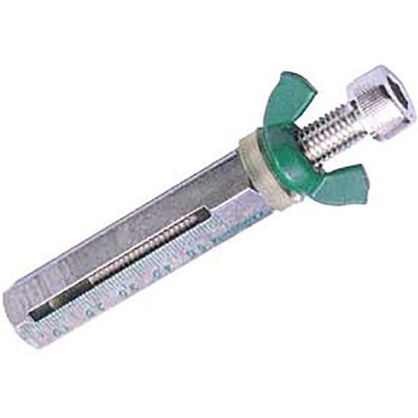 ソケット(セル)の挿入に、目盛付です。