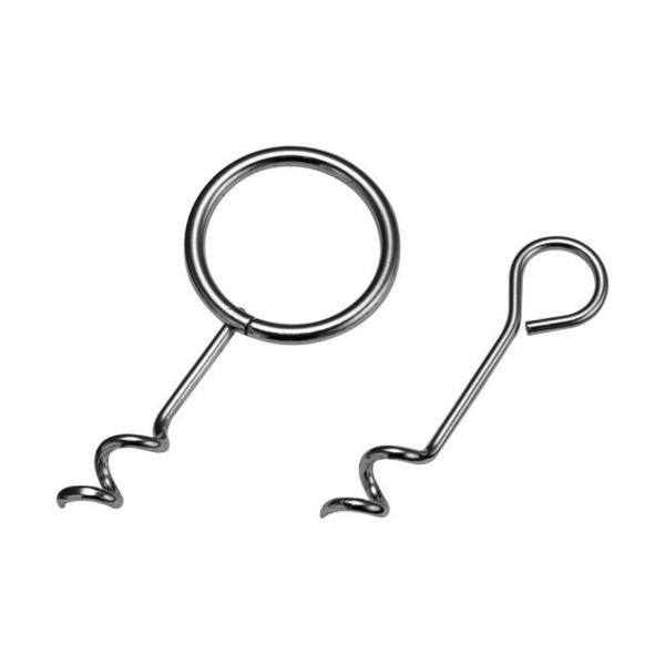 サザエに刺して回転させるだけで簡単に中身を取り出せる便利な調理器です。